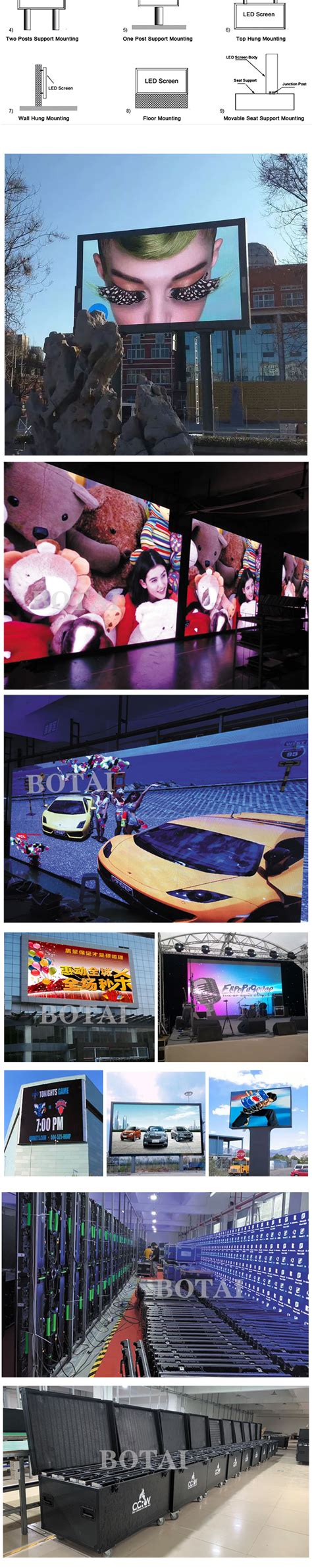 Botai P5 Building Free Japan Sex Xxx Movie Led Advertising Display Screen Xxxvideo Suppliers
