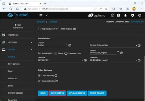 How To Backup Config File On Truenas Server Decode