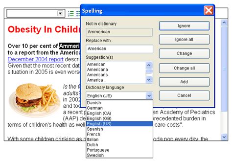 Xstandard End User Guide Spell Checker