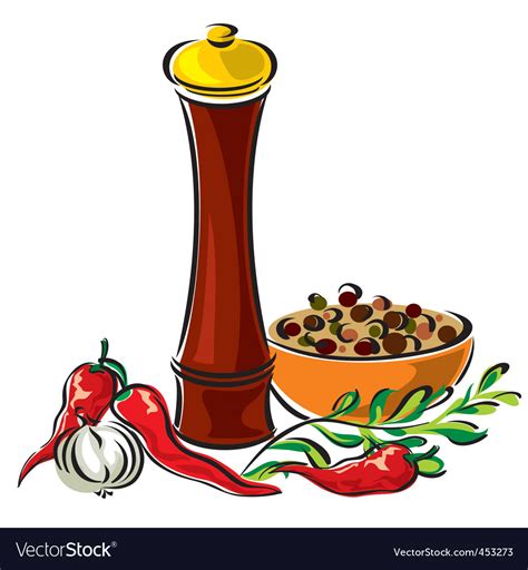 Spices Royalty Free Vector Image Vectorstock