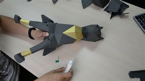 DIY Как сделать Кошку из бумаги оригами паперкрафт. origami. papercraft ...