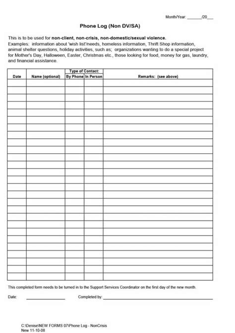Phone Call Tracking Spreadsheet Within 40 Printable Call Log Templates In Microsoft Word And