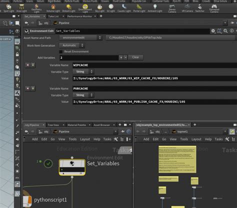 pdg sop environment variable general houdini questions od forum