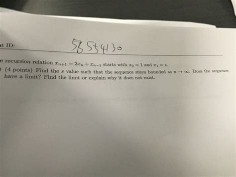 Solved The Recursion