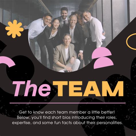 Get To Know The Team Linkedin Post Brandcrowd Linkedin Post Maker