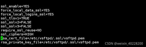 linux vsftpd服务详解——文件加密传输配置 ftp通信加密 linux csdn博客