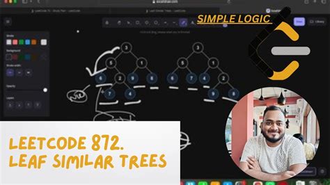 Leetcode 872 Leaf Similar Trees Binary Tree Simple Logic Youtube