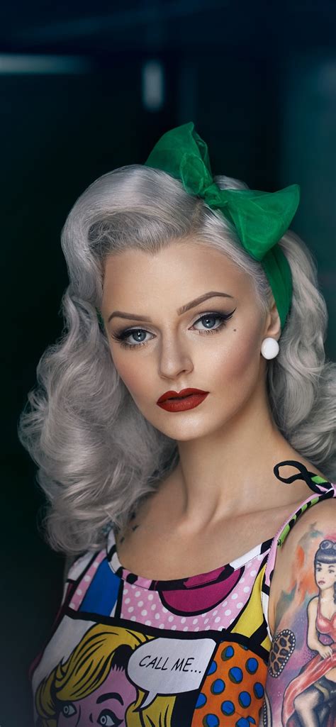 Wallpaper Curly Hair Girl Tattoo Makeup 3840x2160 Uhd 4k Picture Image