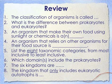 PPT Taxonomy PowerPoint Presentation Free Download ID 827763