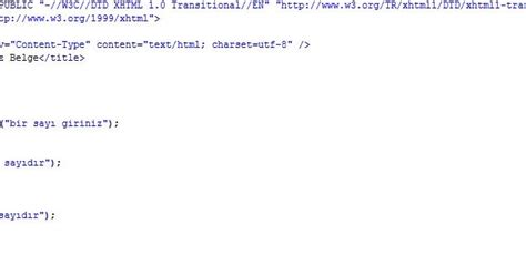 İlk Javascript Örneği BİLİŞİM DERSLERİ
