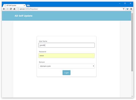 Ad Self Update Active Directory Self Service
