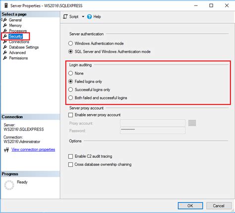 How To View The Log Of Ms Sql Server Express To Check For Login Status