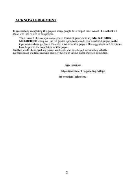 Ca2 Reports On Compiler Design Topics 58 Acknowledgement In