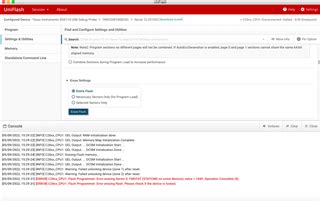 LAUNCHXL F280025C Warning Failed Unlocking Device Zone 1 After Reset C2000