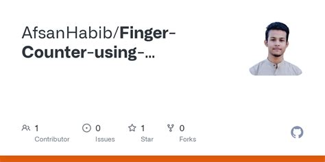 Github Afsanhabibfinger Counter Using Mediapipe Opencv