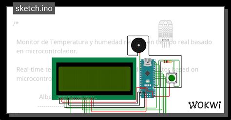 Monitor De Temperatura Y Humedad Relativa Con Lcd 20x4 Wokwi Esp32