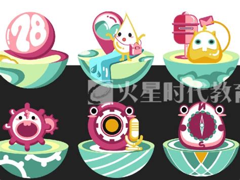 可爱图标ICON设计 火星时代教育 站酷ZCOOL