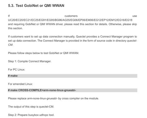 SOLVED EC25 E Can T See Any Ip Address In Output Of Ifconfig LTE Standard Module Quectel
