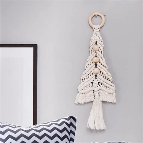 Ameiqa Diy Macrame Christmas Tree Kit Boho Xmas India Ubuy