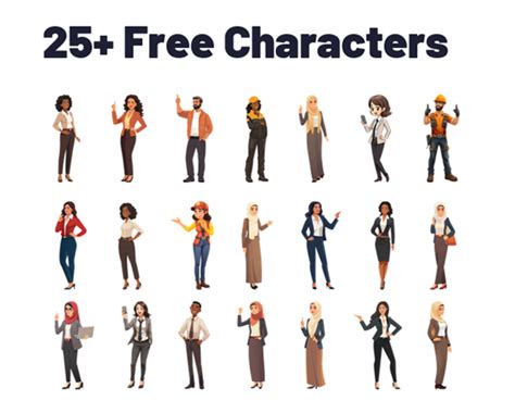 25 Free Illustrated Characters Downloads E Learning Heroes