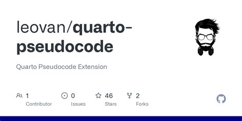 github leovan quarto pseudocode quarto pseudocode extension