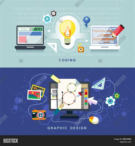 Flat Design Graphic Vector And Photo Free Trial Bigstock