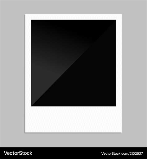 Classic Polaroid Frame Royalty Free Vector Image