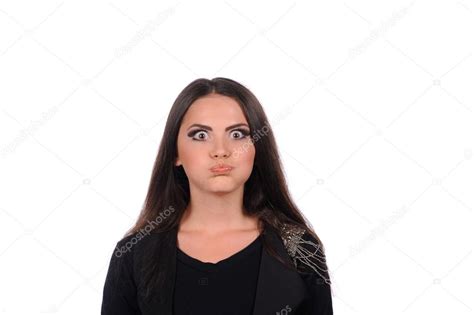 Sexy Girl With Inflated Cheeks Stock Photo Art Man 19827955