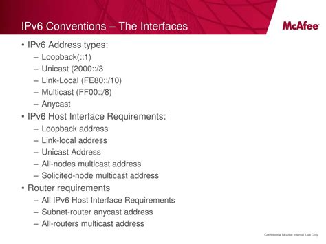 Ppt Mcafee Security And Ipv6 Powerpoint Presentation Free Download
