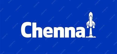 Chenai Logo Conceptuel De La Ville De Chennai Logo Vectoriel Vecteur Premium