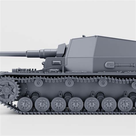 3d Printable Dicker Max 105cm K Gpsfl Auf Pzkpfw Iv Germany Ww2 By Wargame3d