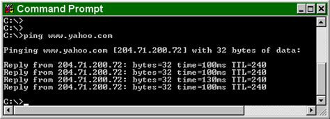 Internet Ping Command Test LivingInternet