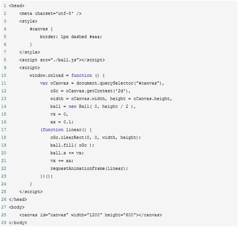 html5 canvas动画之重力、摩擦力、加速、抛物线运动 每日头条