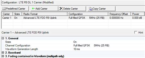 General Advanced Lte Fdd Uplink