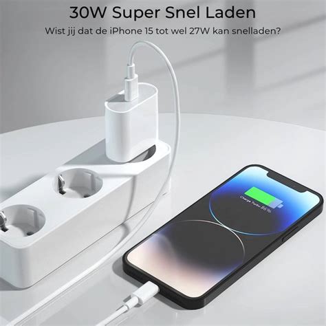 Usb C Adapter Usb C Kabel W Snellader Usbc Naar Usb C Oplader Snellader Bol