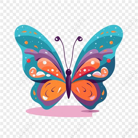 Gambar Kupu Kupu Sederhana Vektor Kartun Stiker Kesederhanaan Png Unduh Gratis Lovepik