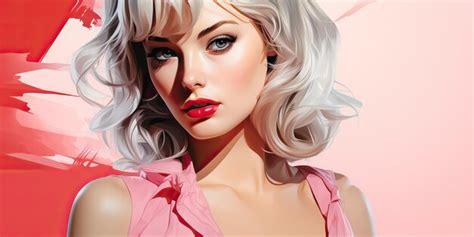 Ai Generated Ai Generative Pin Up сексуальная привлекательная красивая