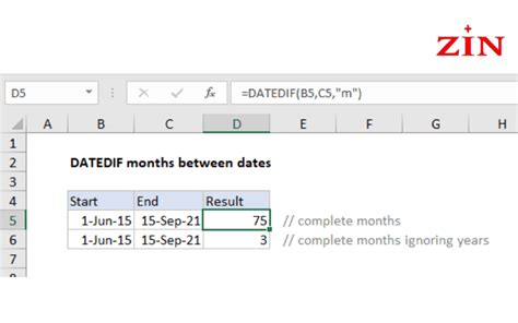 Hàm Datedif Trong Excel Cú Pháp Cách Sử Dụng Hiệu Quả
