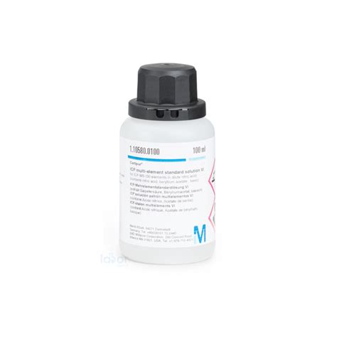 Merck Icp Multi Element Standard Solution Vi For Icp Ms 100 Ml