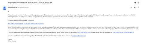 weeks after breach the heroku github connections remains on ice