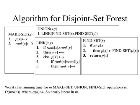 Ppt Disjoint Sets Data Structure Chap 21 Powerpoint Presentation Free Download Id640414