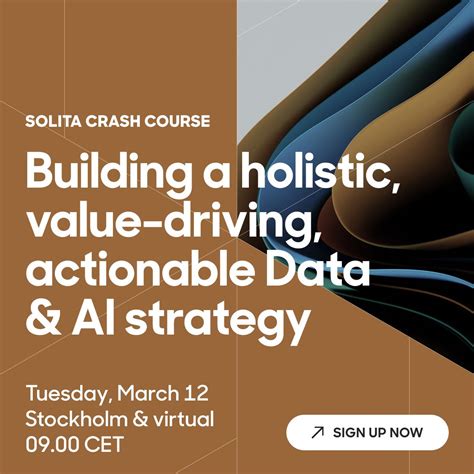 Solita On Linkedin Crash Course On Data And Ai Strategy Solita