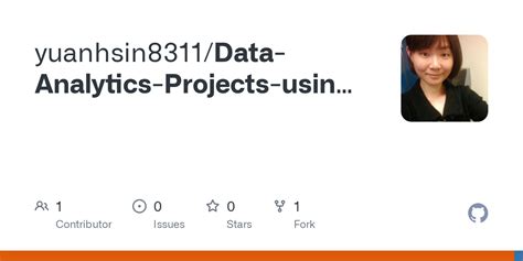 Github Yuanhsin8311data Analytics Projects Using Python