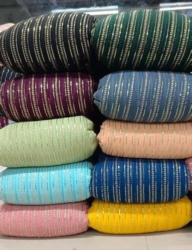 Sequence Embroidery Fabric At ₹ 65 Meter In Surat Id 2851277666888