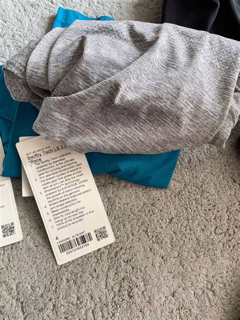 国内现货 lululemon swiftly LS race短款长袖速干修身经典 虎窝淘