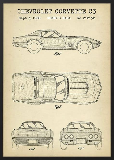 Chevrolet Corvette C Blueprint