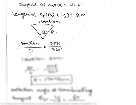 solution a highway intersection of 40 is to be connected by a 6 degree