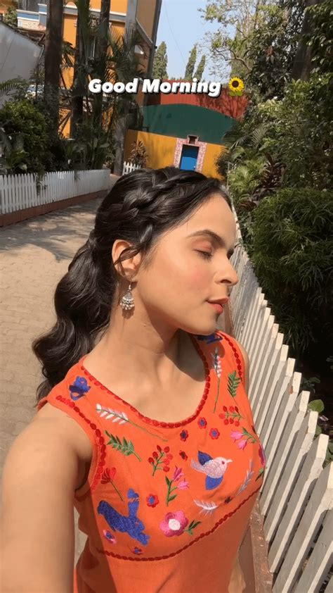 Palak Sindhwani In Orange Dress R Palakksindhwani