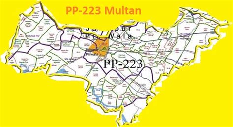Pp 223 Multan Area Map Candidates And Result Political And Current