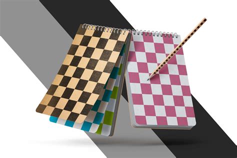 Free Kraft Notepad Mockup Set Sketchbook On Behance